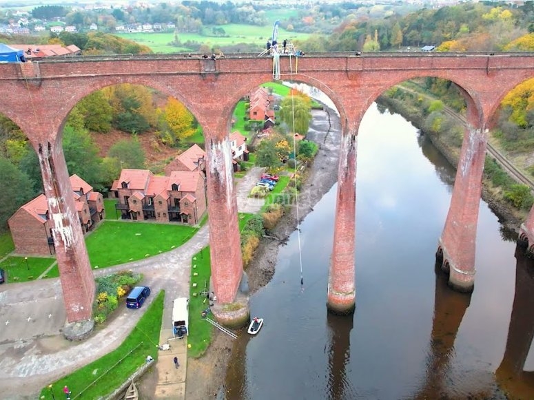 FAB Single Bungee Jump of 160ft at Whitby from £150 | Yumping