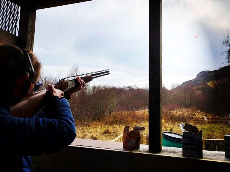 Séance de tir sur cible sur terre battue à Portree+25 Clays à partir de £45 | Yumping